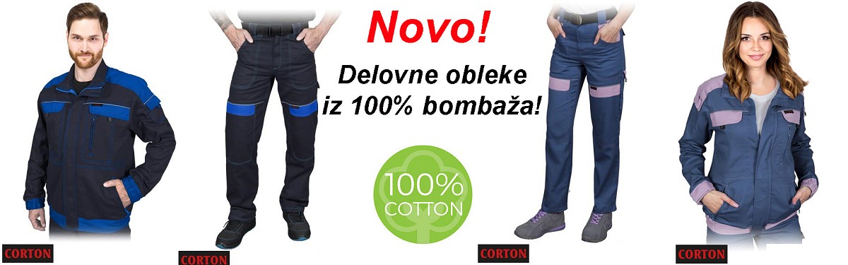 Nove delovne obleke iz 100% bombaža! | Trgovina z zaščitno opremo ŠČIT